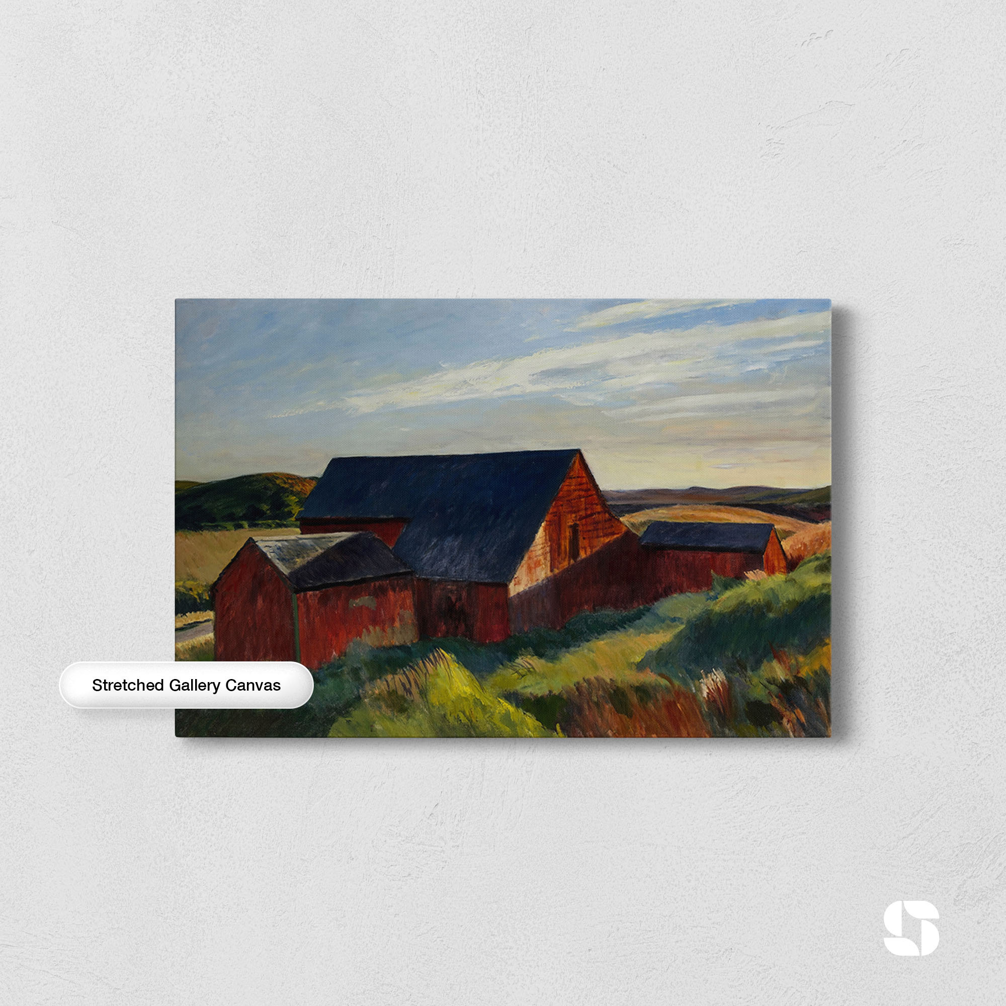 Edward Hopper Prints, Cobb's Barns South Truro by Edward Hopper ...