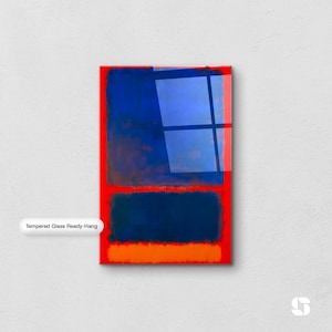 Mark Rothko Blue Orange Red Canvas, Mark Rothko Print, Museum Poster ...