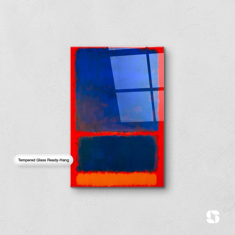 Mark Rothko Blue Orange Red Canvas, Mark Rothko Print, Museum Poster ...