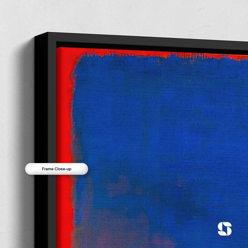 Mark Rothko Blue Orange Red Canvas, Mark Rothko Print, Museum Poster ...