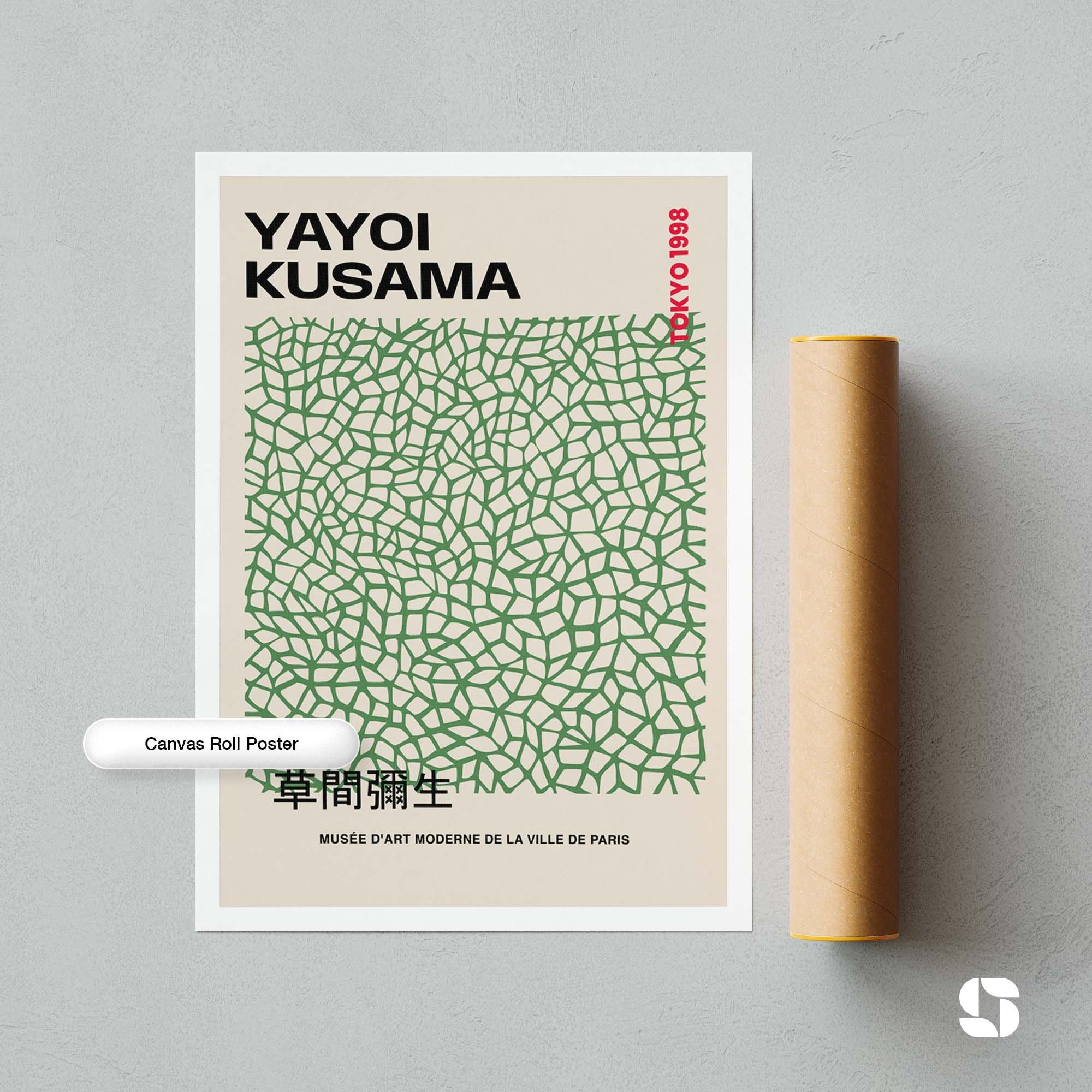 Yayoi Kusama Poster, Yayoi Kusama Print, Abstract Art Canvas, Museum ...
