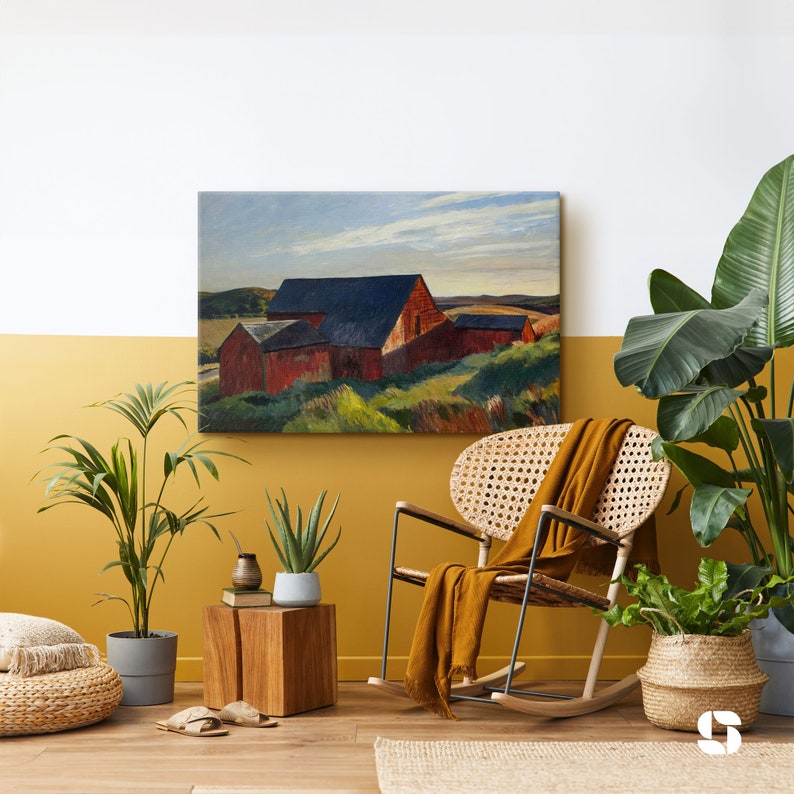 Edward Hopper Prints, Cobb's Barns South Truro by Edward Hopper ...