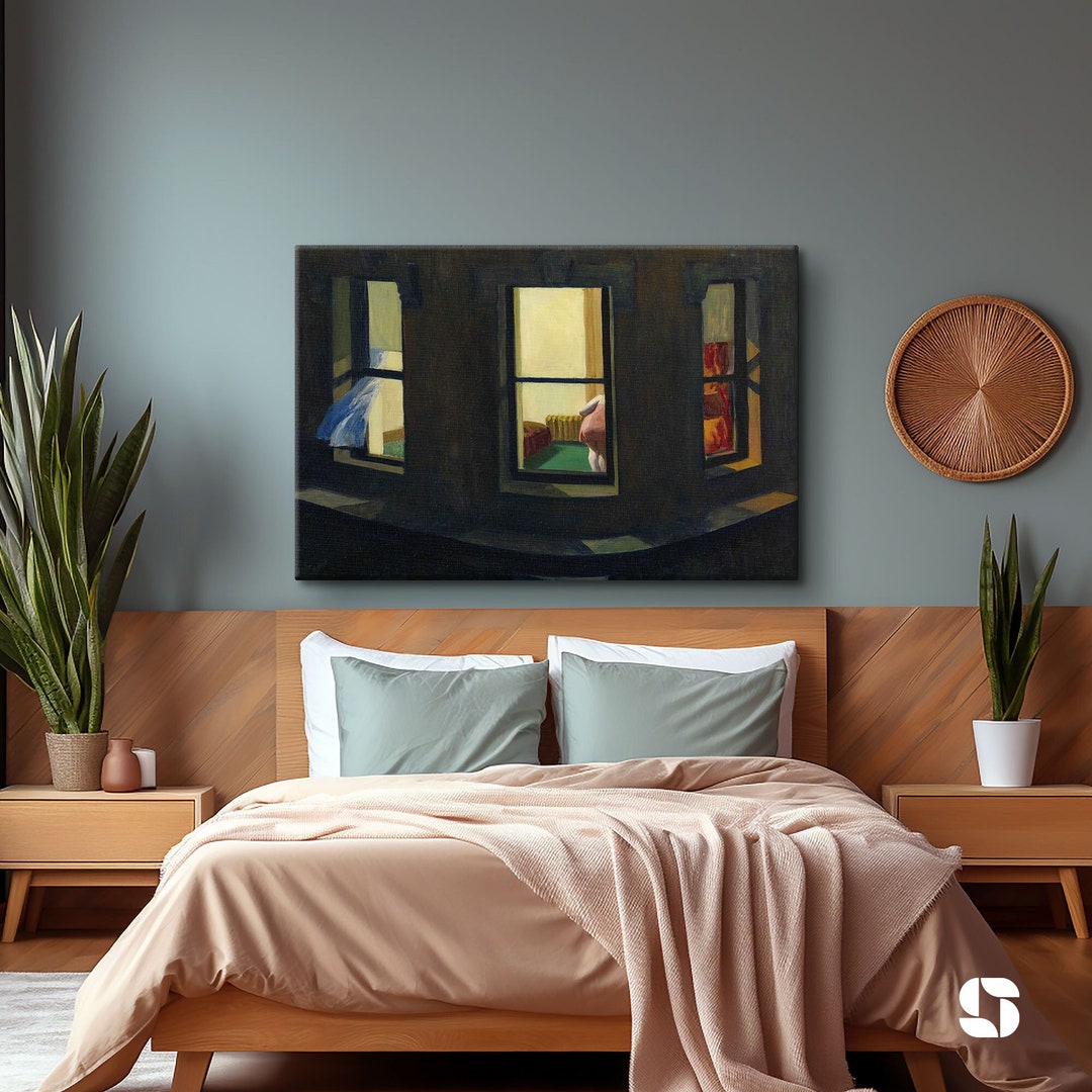 Edward Hopper Prints, Night Windows by Edward Hopper Painting, Edward ...