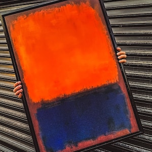 Mark Rothko No 14 Canvas, Mark Rothko Print, Museum Exhibition Poster ...