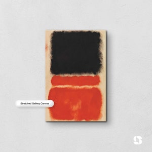 Mark Rothko Red (1968) Canvas, Mark Rothko Print, Exhibition Poster ...