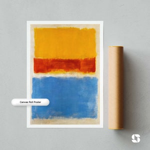Mark Rothko Untitled Canvas, Mark Rothko Poster, Exhibition Print ...