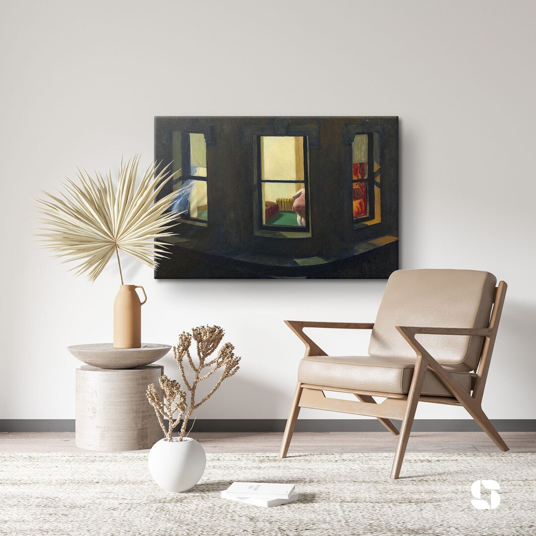 Edward Hopper Prints, Night Windows by Edward Hopper Painting, Edward ...
