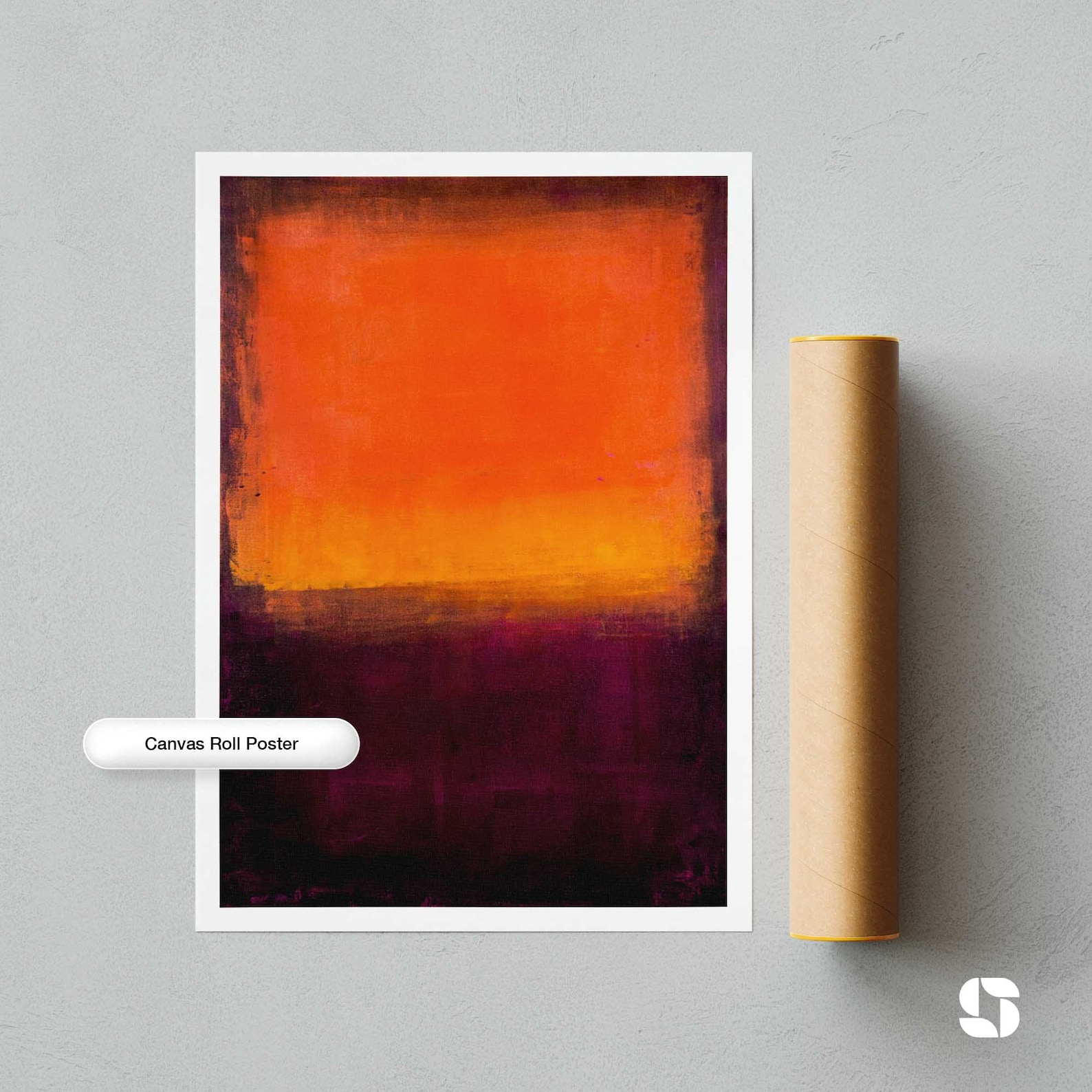 Mark Rothko Red Over Violet Print, Rothko Wall Art, Modern Art ...