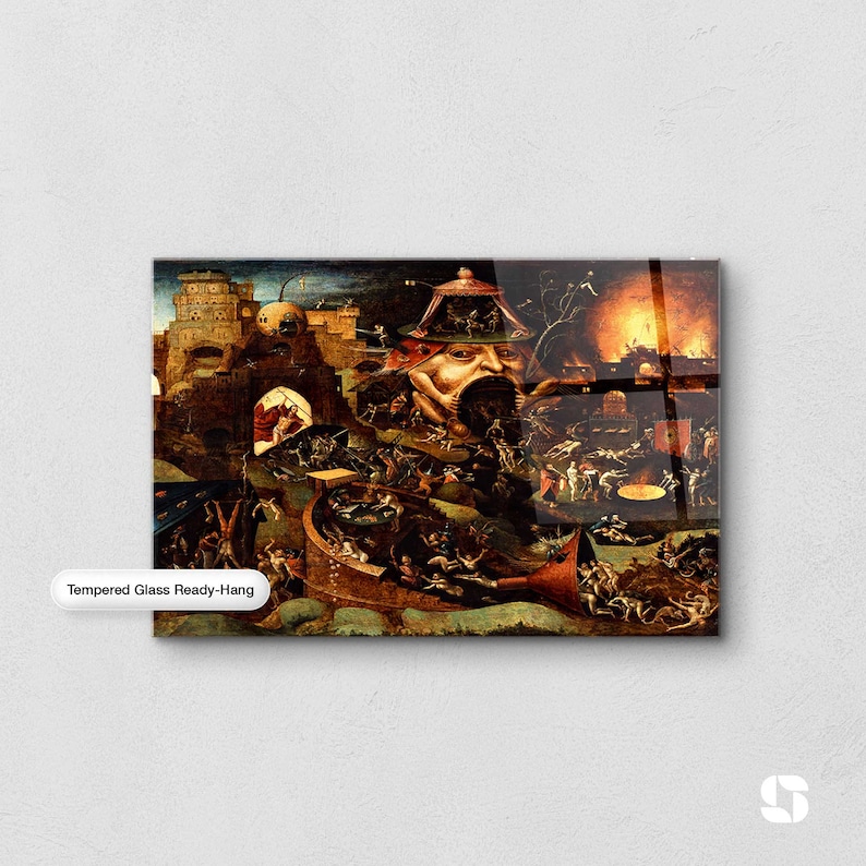 Hieronymus Bosch Christ in Limbo Print, Classic Surreal Wall Art ...