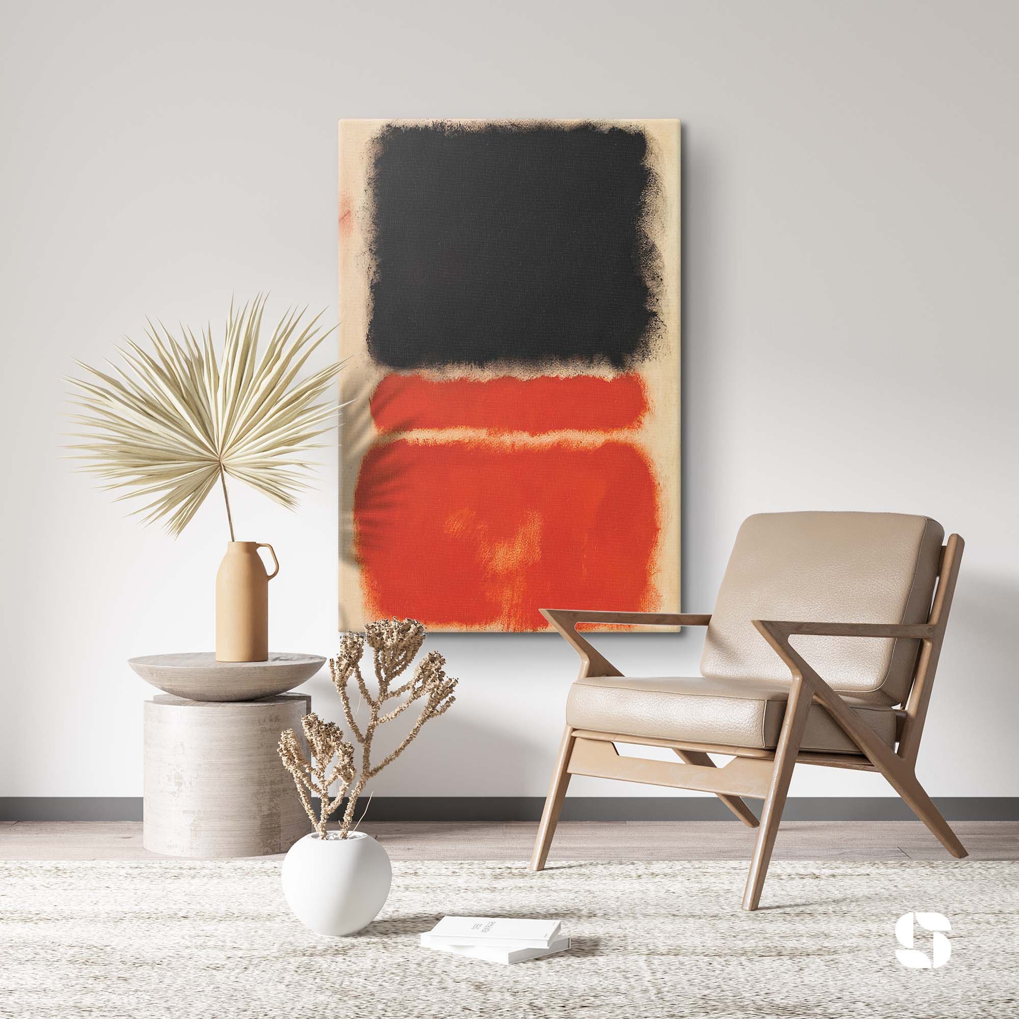 Mark Rothko Red 1968 Canvas Mark Rothko Print Exhibition - Etsy