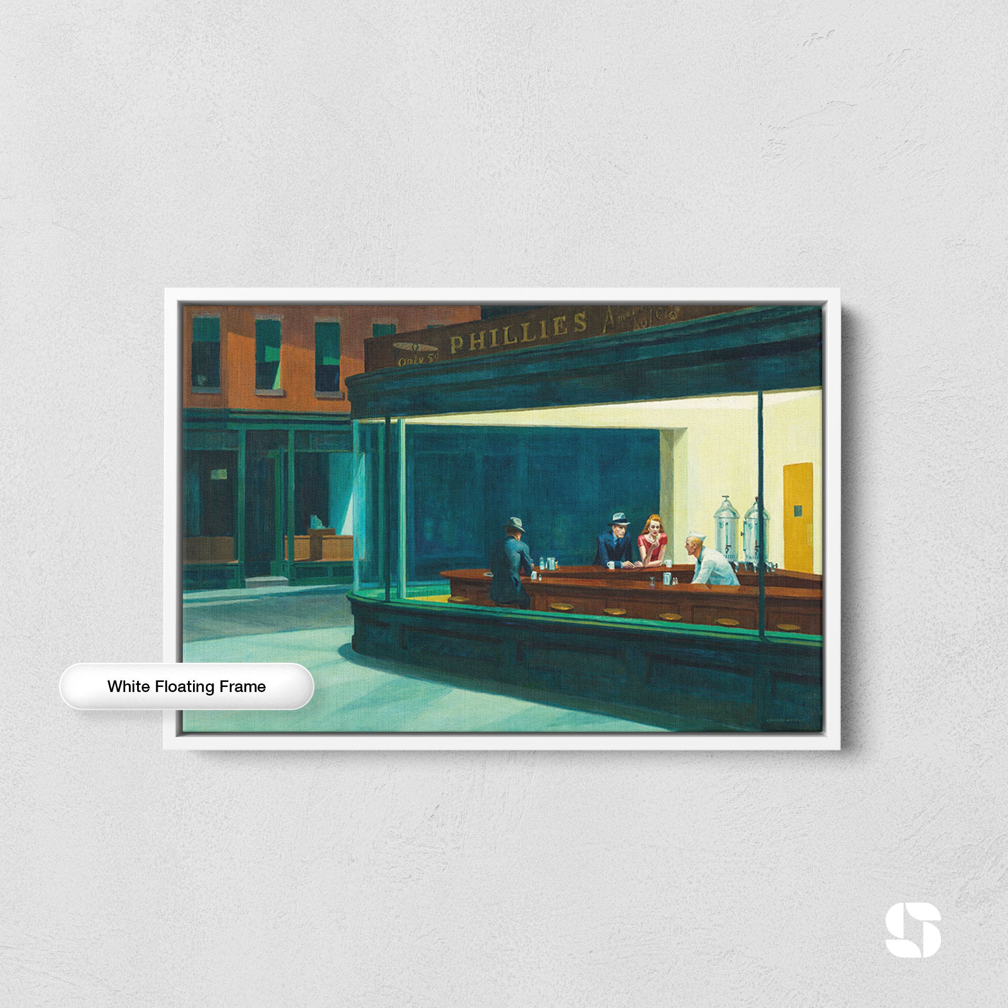 Edward Hopper Prints, Nighthawk by Edward Hopper Painting, Edward ...
