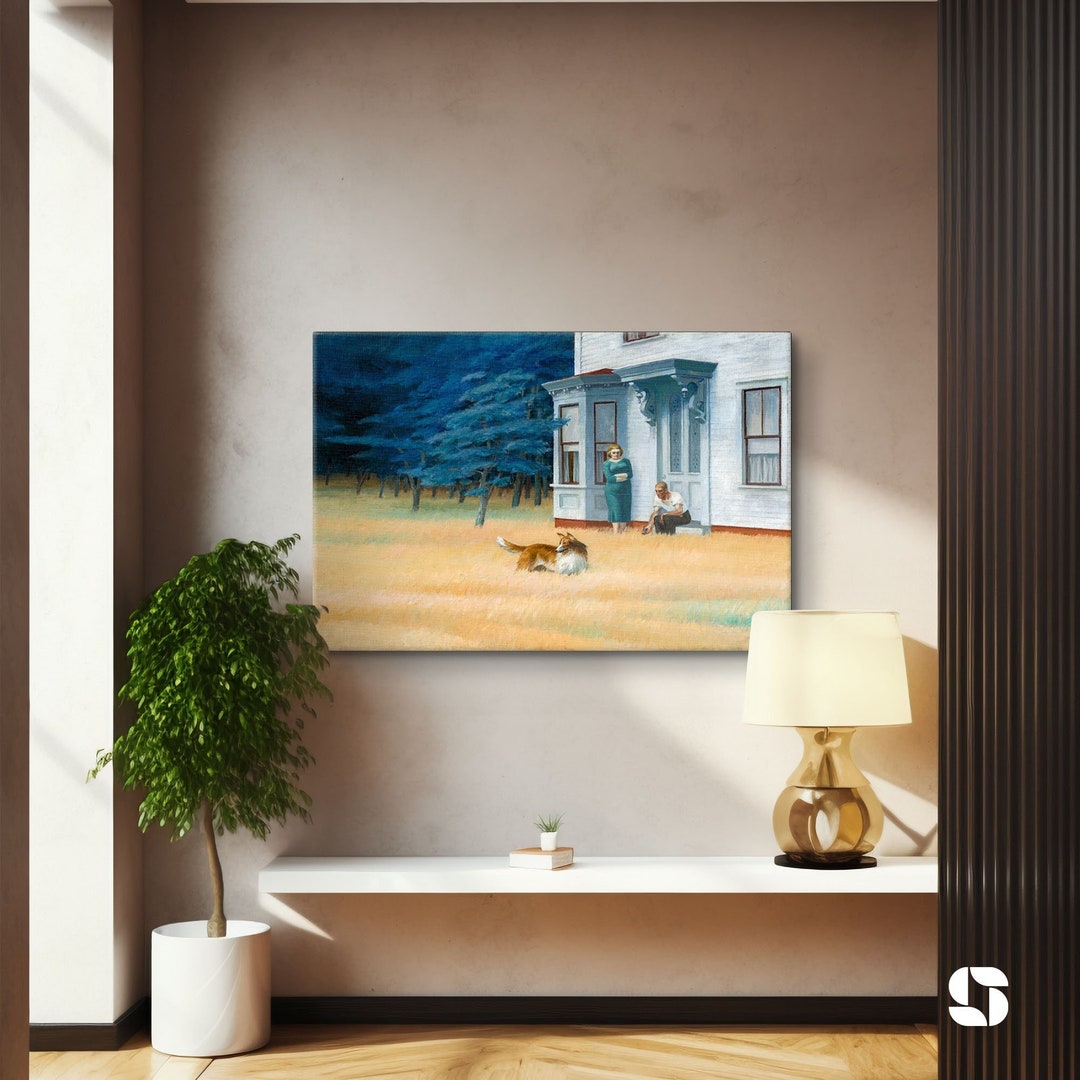 Edward Hopper Prints, Cape Cod Evening by Edward Hopper Painting ...