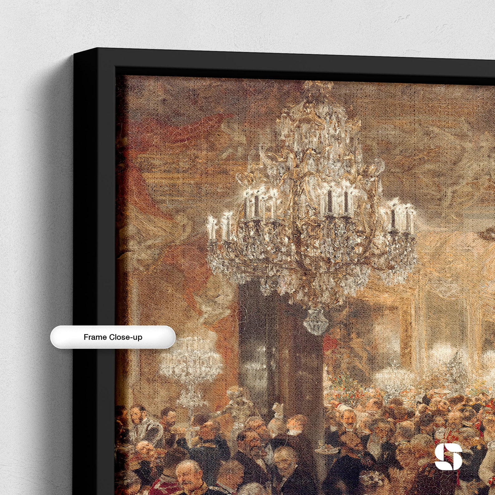 Adolph Menzel the Dinner at the Ball Canvas, Ballroom Party Print ...