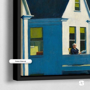 Edward Hopper Print, Girl the Girl Sitting on the Balcony by Edward ...