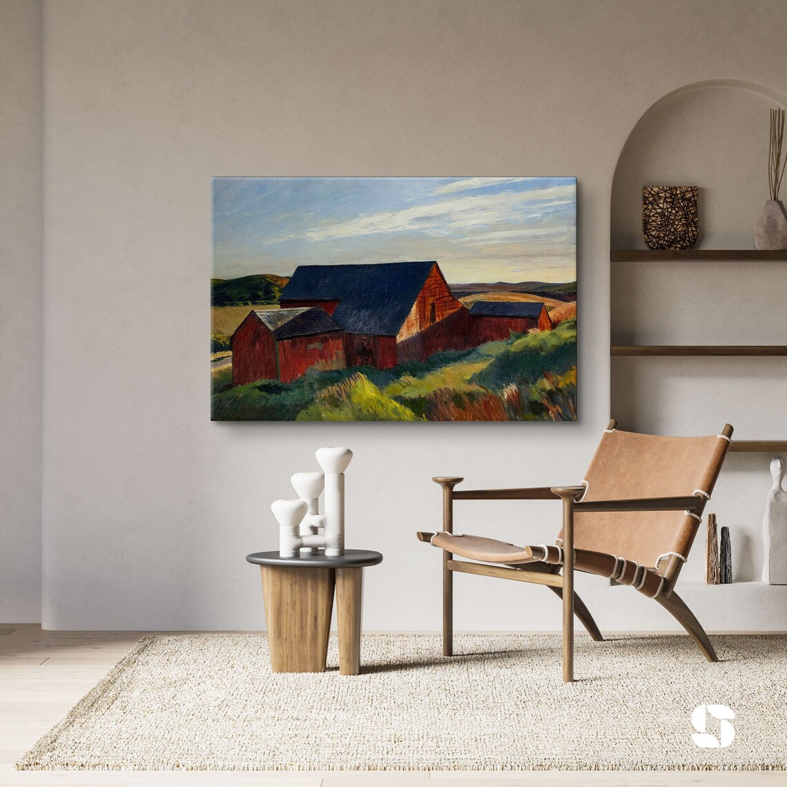 Edward Hopper Prints, Cobb's Barns South Truro by Edward Hopper ...