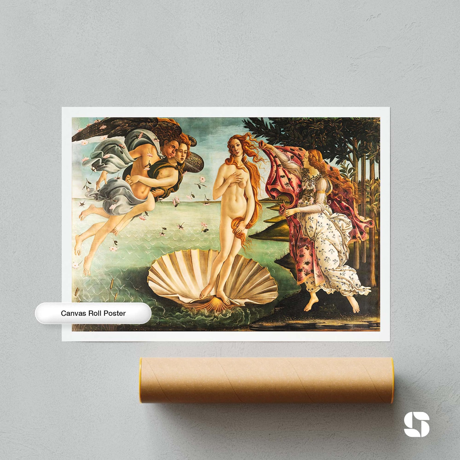 Birth of Venus by Sandro Botticelli Canvas, Vintage Aphrodite Goddess ...