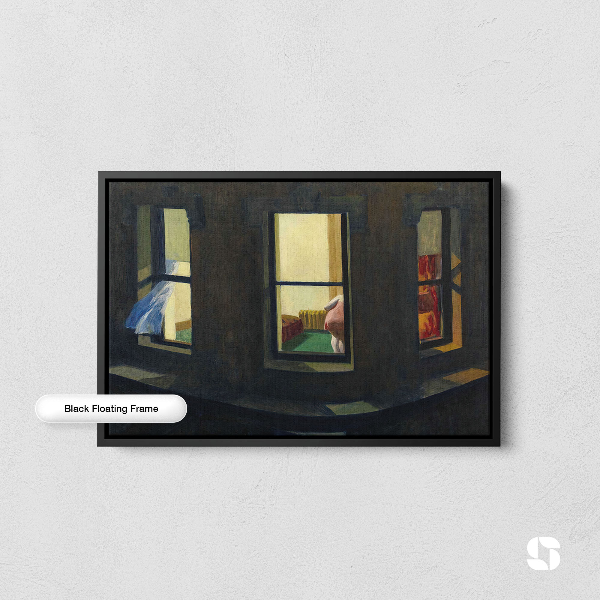 Edward Hopper Prints, Night Windows by Edward Hopper Painting, Edward ...