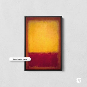 Mark Rothko Yellow Over Purple Print, Mark Rothko Paintings, Exhibition ...