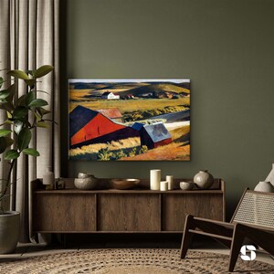 Edward Hopper Prints, Cobbs Barns and Distant Houses by Edward Hopper ...