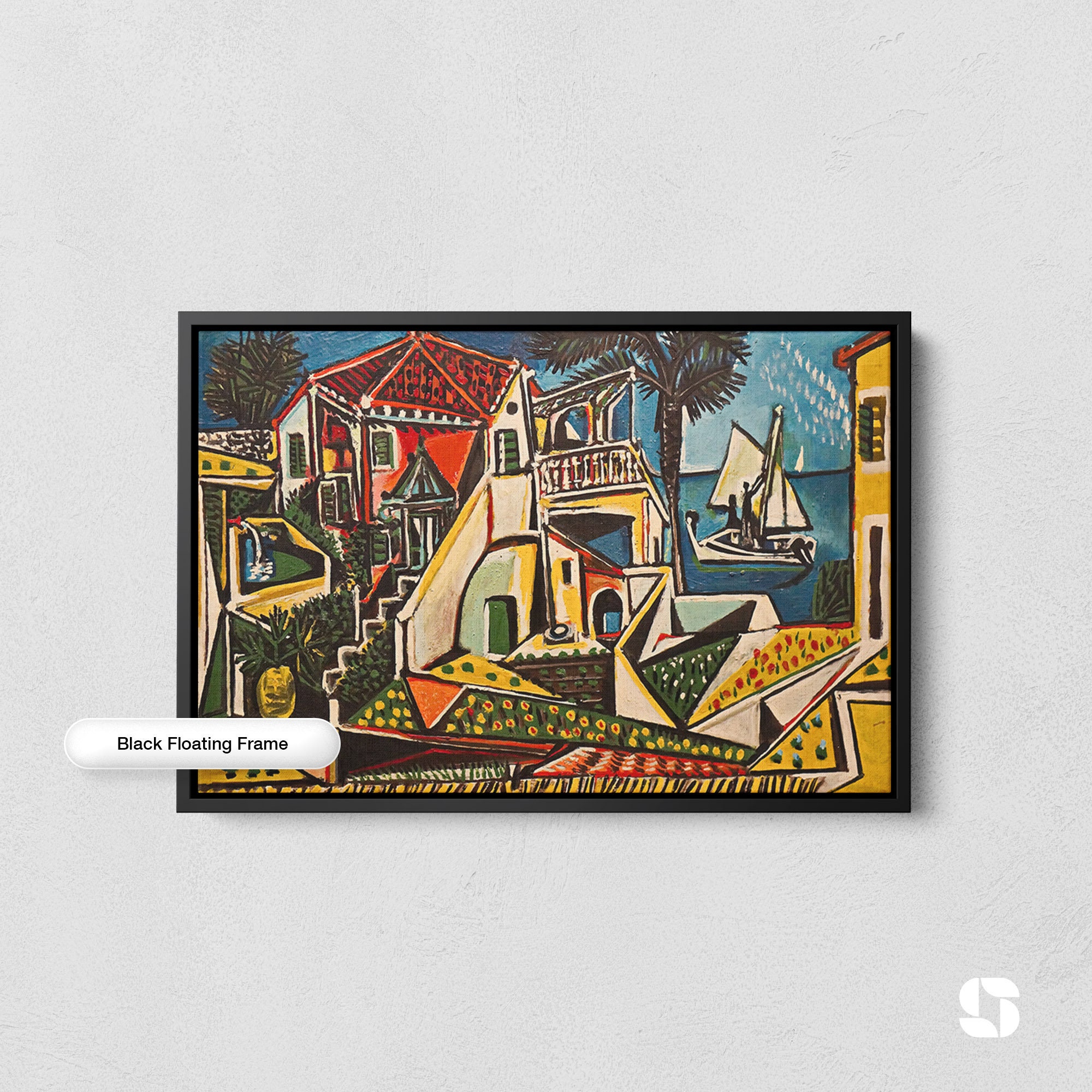 Pablo Picasso Mediterranean Canvas, Picasso Landscape Art Print ...