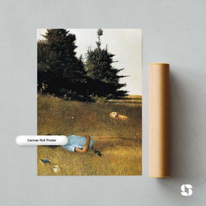 Distant Thunder by Andrew Wyeth Canvas, Andrew Wyeth Print, American ...