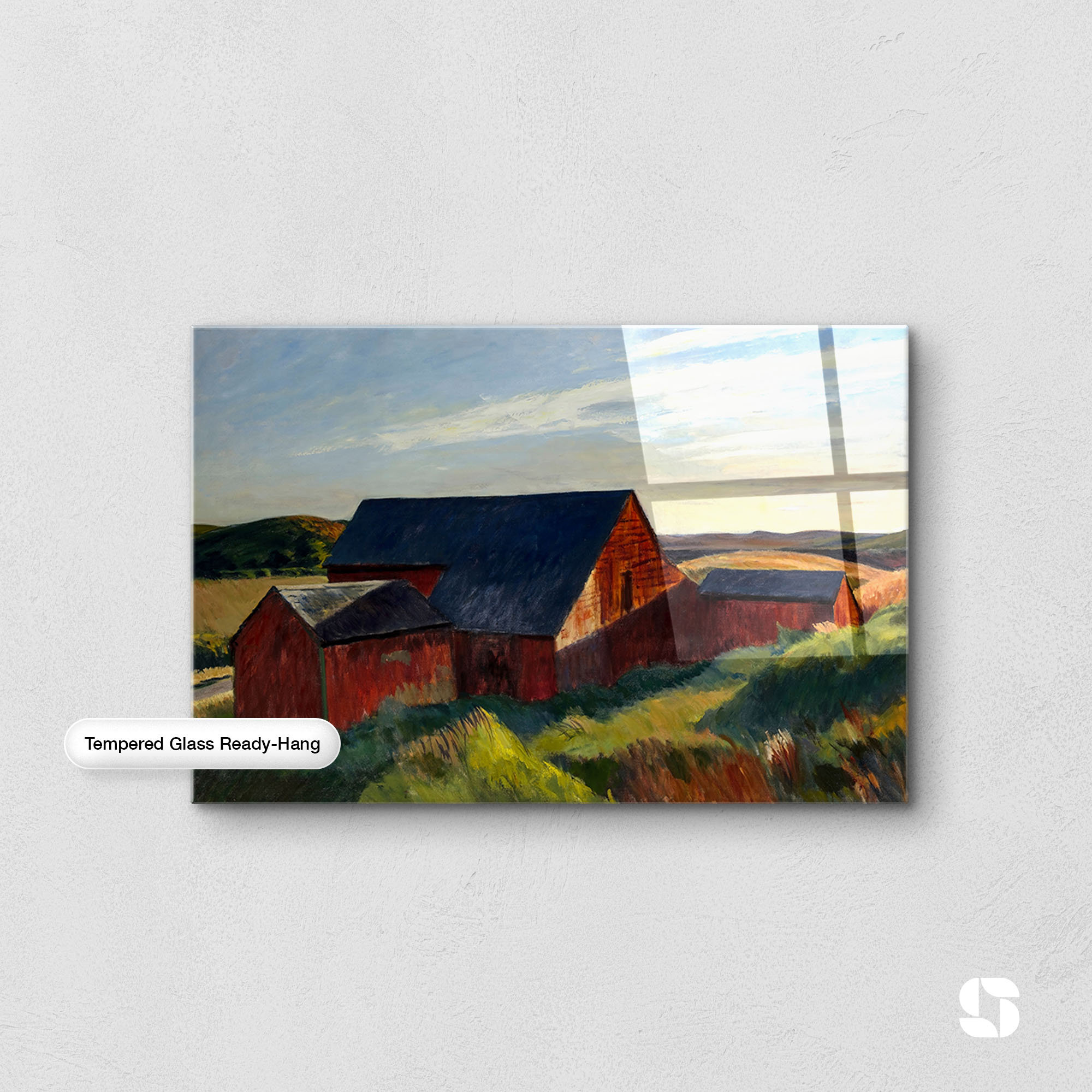 Edward Hopper Prints, Cobb's Barns South Truro by Edward Hopper ...