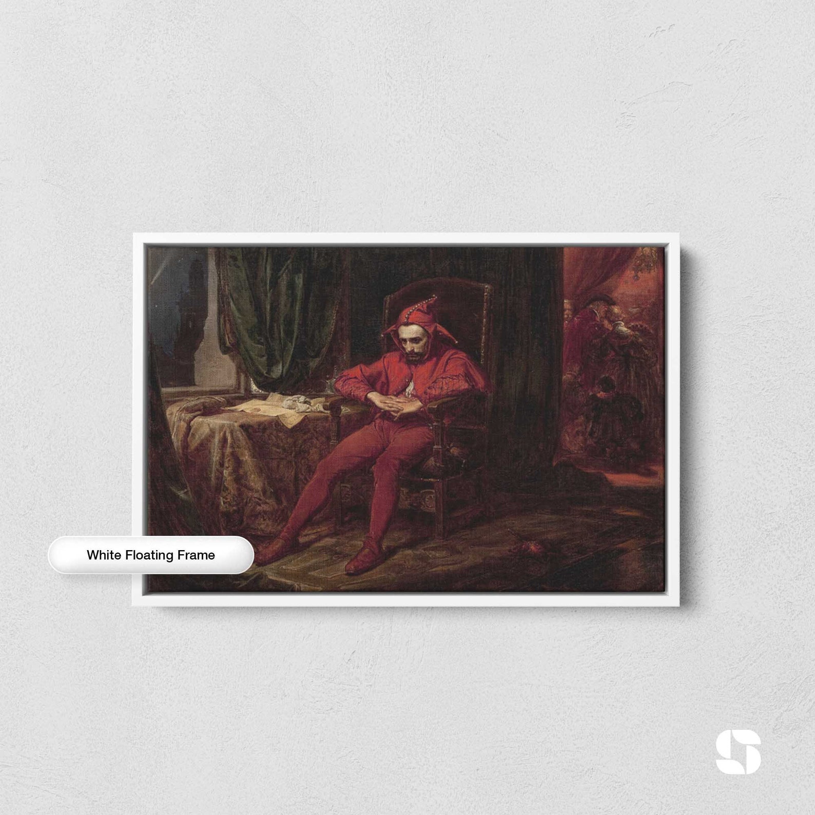 The Sad Jester by Jan Matejko Canvas, Sad Clown Poster, Stanczyk by Jan ...