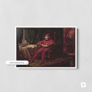 The Sad Jester by Jan Matejko Canvas, Sad Clown Poster, Stanczyk by Jan ...