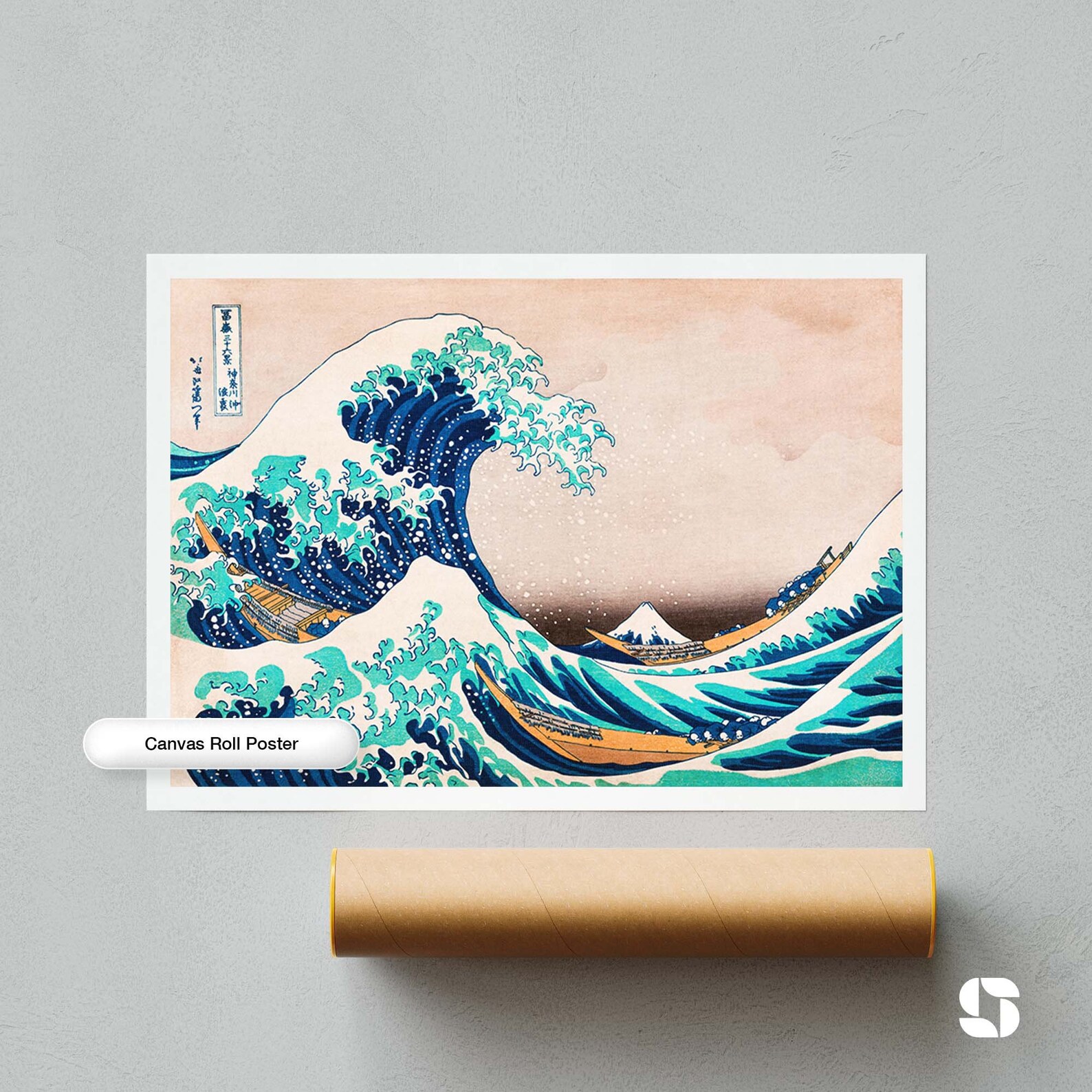The Great Wave off Kanagawa Print, Katsushika Print, Hokusai Artwork ...