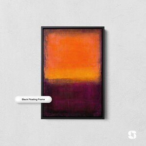 Mark Rothko Red Over Violet Print, Rothko Wall Art, Modern Art ...