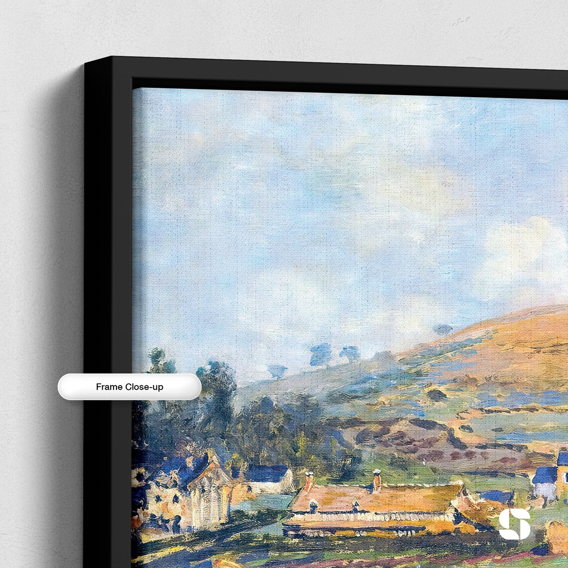 Claude Monet Rouen Mountain at Spring, Claude Monet Print, Exhibition ...