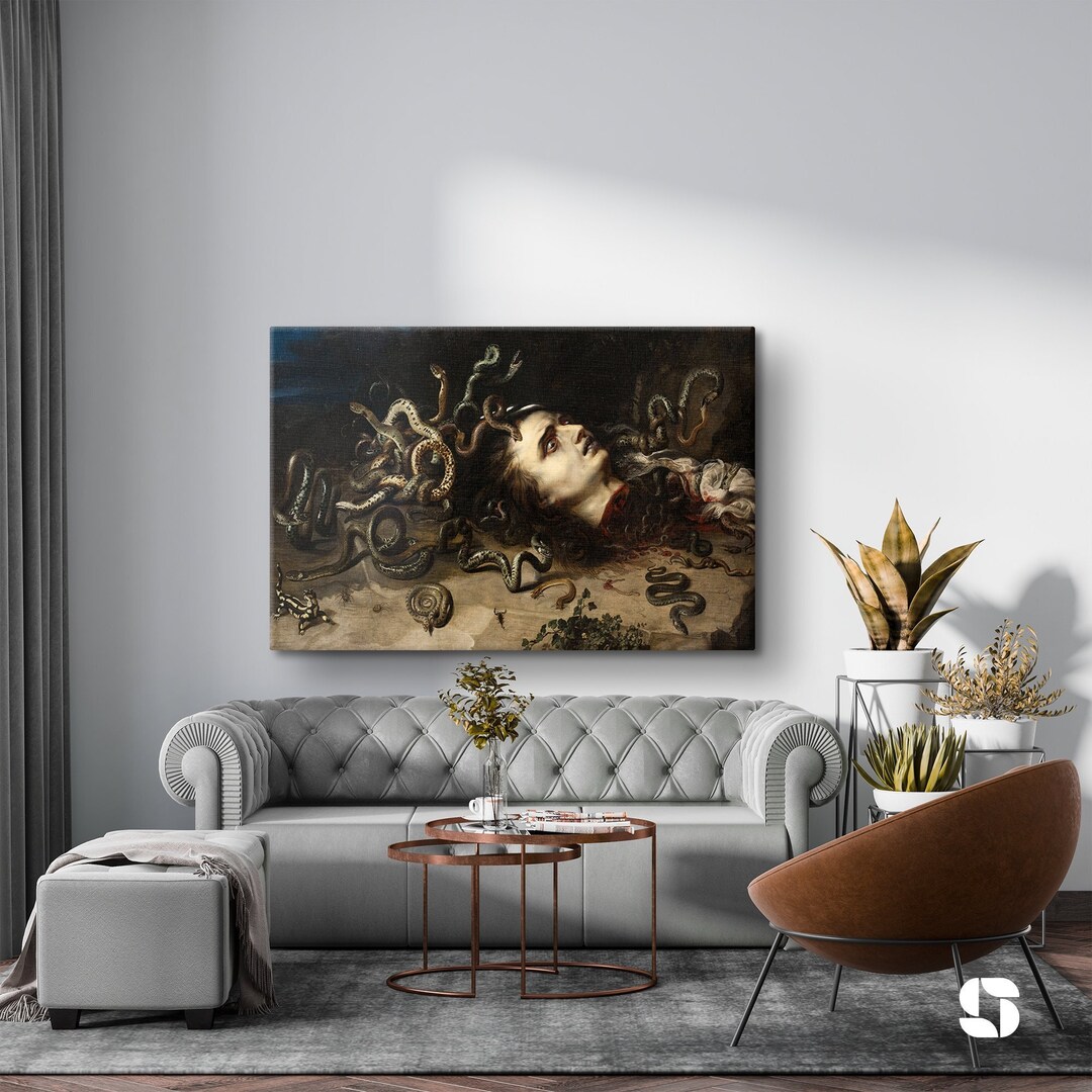 Medusa Canvas, the Head of Medusa by Peter Paul Rubens Poster ...