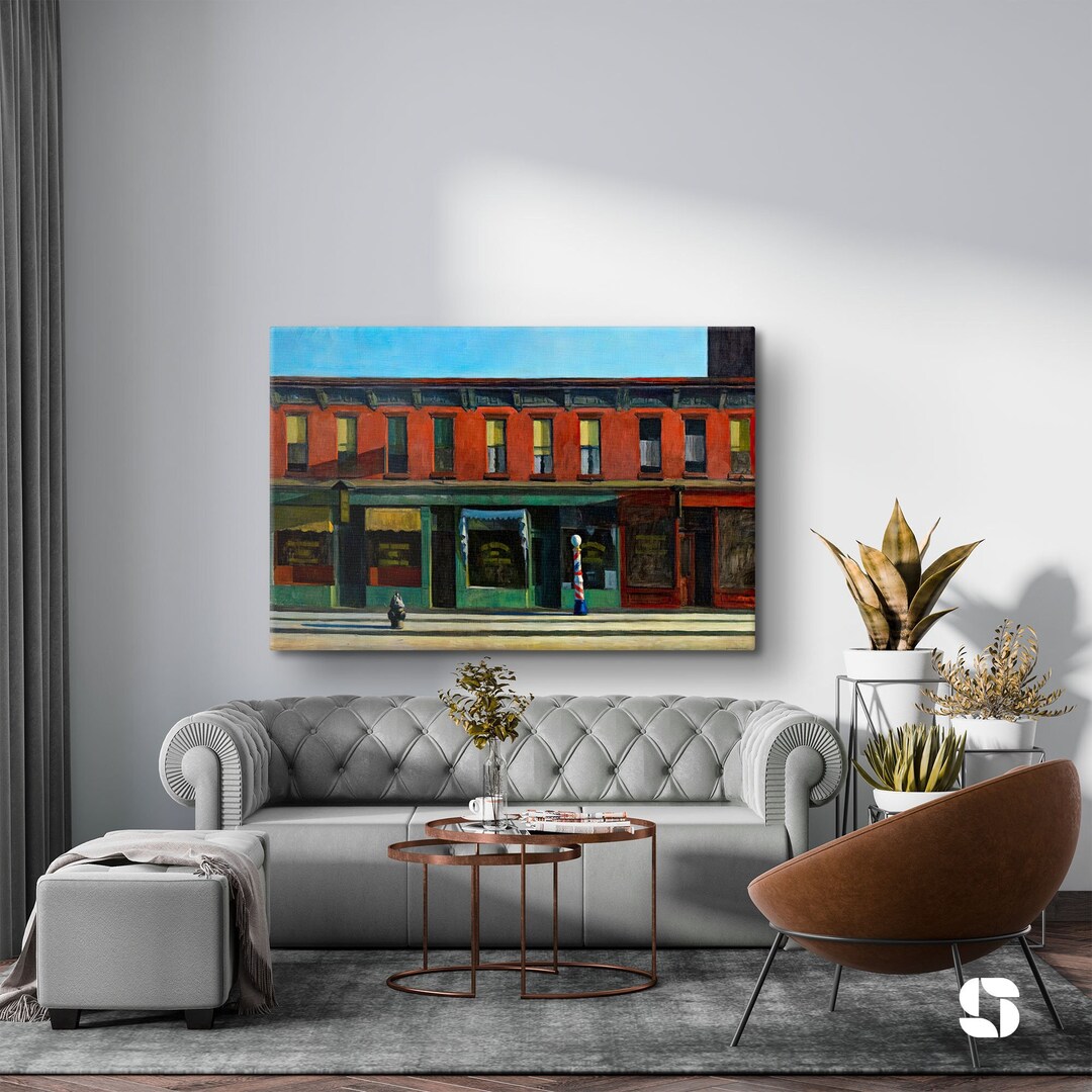 Edward Hopper Print, Early Sunday Morning by Edward Hopper Painting ...