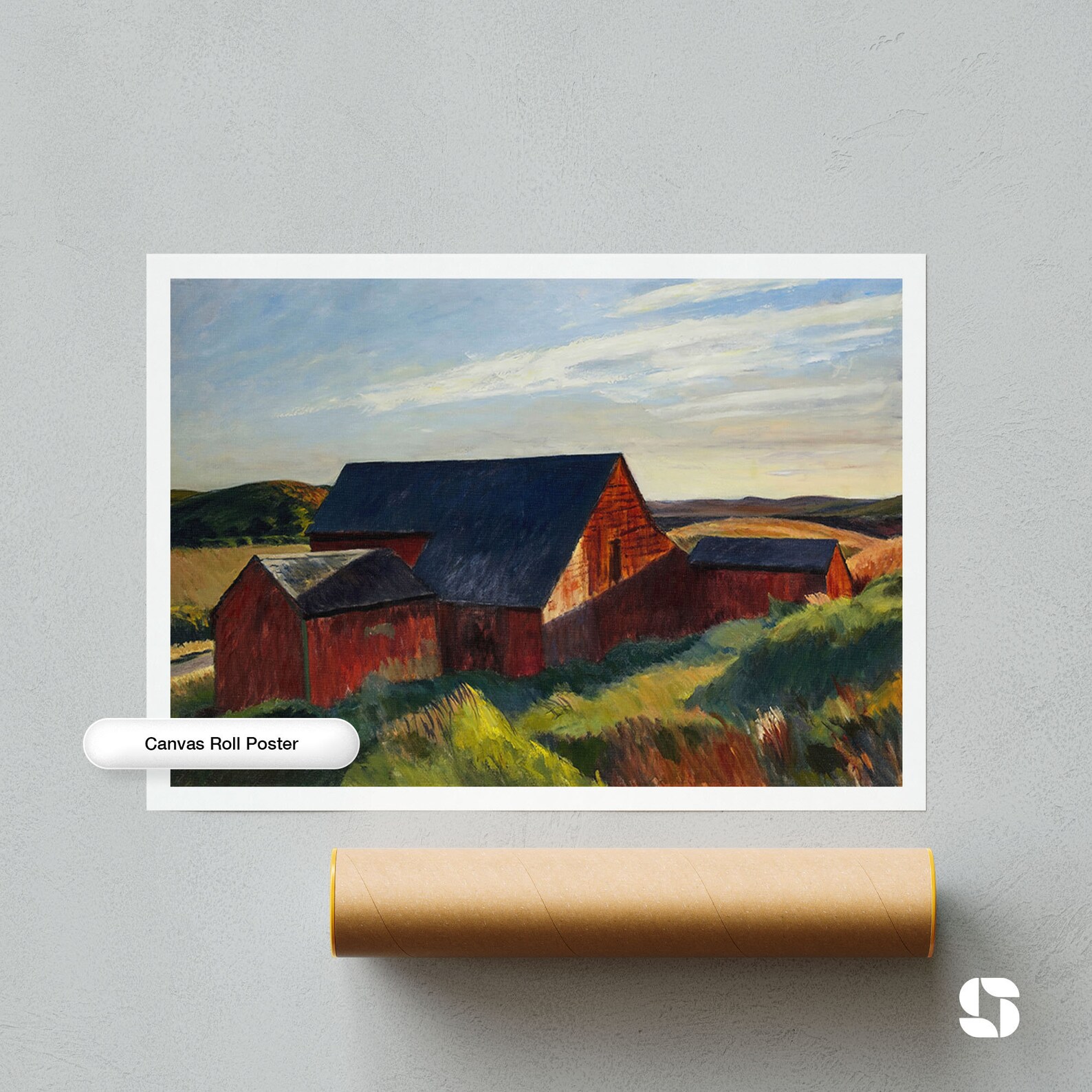Edward Hopper Prints, Cobb's Barns South Truro by Edward Hopper ...