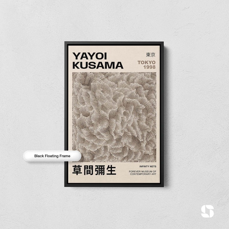 Yayoi Kusama Print, Yayoi Kusama Poster, Japanese Art Canvas, Museum ...