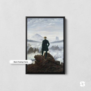 The Wanderer Above the Sea of Fog Canvas, Caspar David Friedrich Print ...