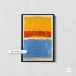 Mark Rothko Untitled Canvas, Mark Rothko Poster, Exhibition Print ...
