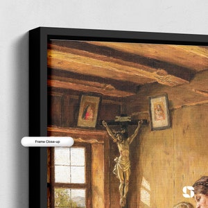 Karl Gebhardt Saying Grace Print, Mother Teaching Daughter to Pray ...