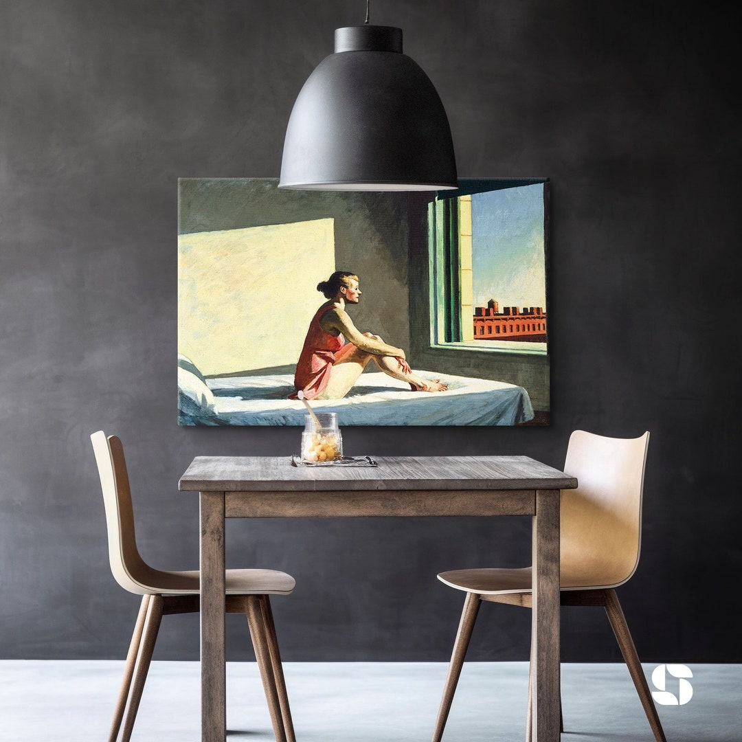 Edward Hopper Prints, Morning Sun by Edward Hopper Painting, Edward ...
