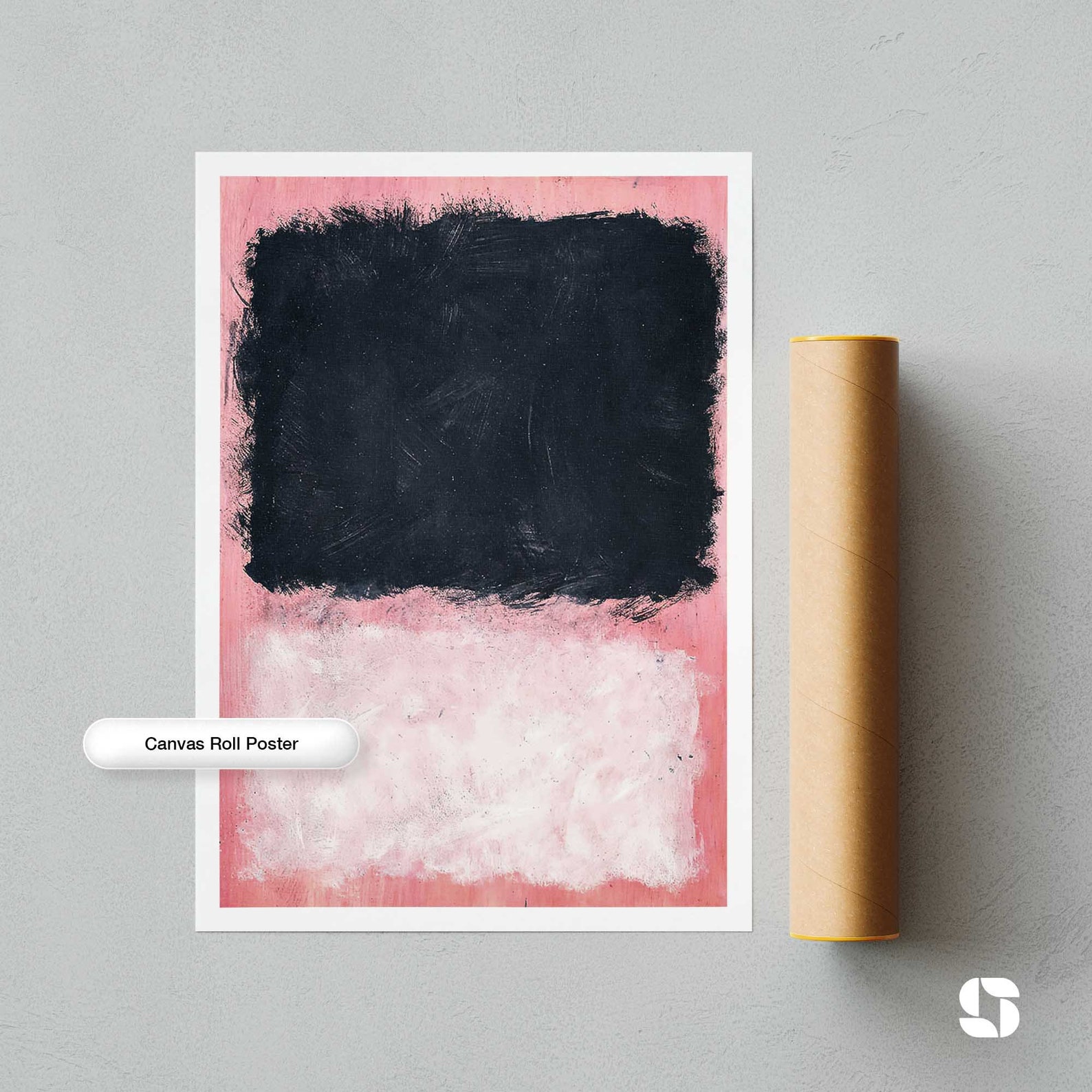 Mark Rothko Pink and Black Canvas, Mark Rothko Print, Modern Art ...