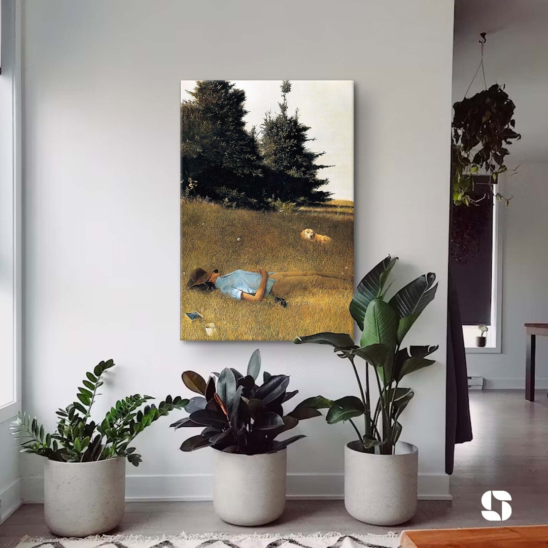 Distant Thunder by Andrew Wyeth Canvas, Andrew Wyeth Print, American ...