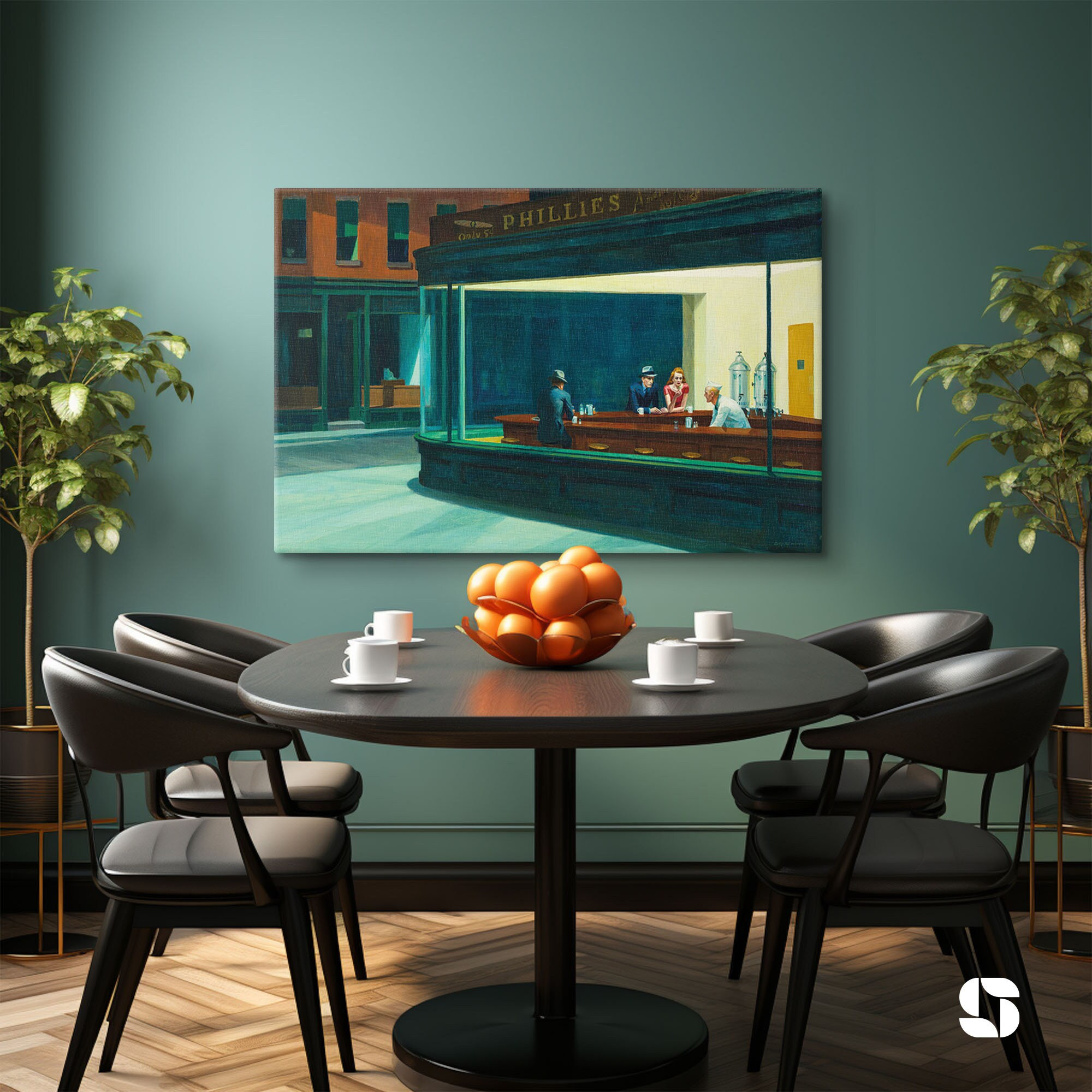 Edward Hopper Prints, Nighthawk by Edward Hopper Painting, Edward ...