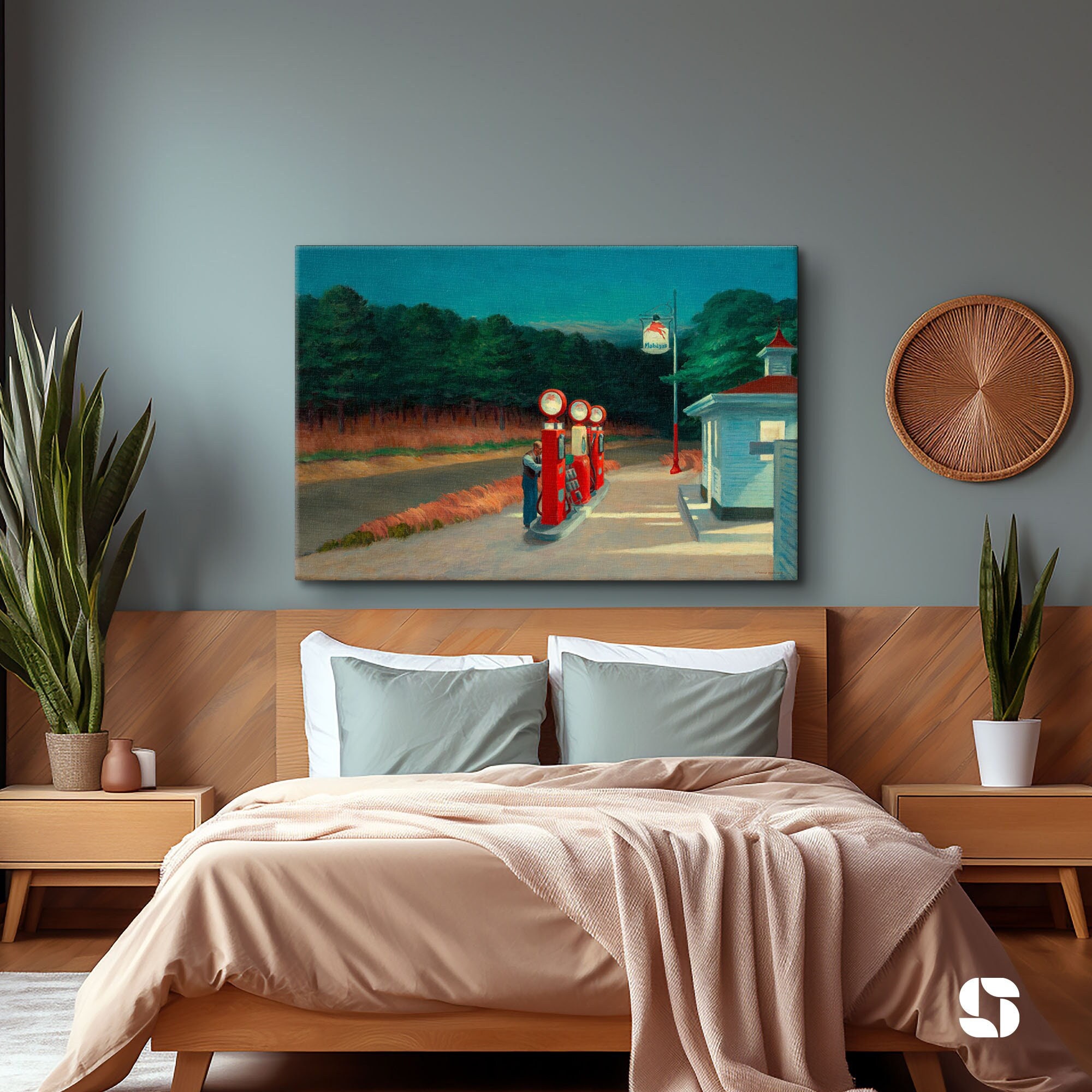 Edward Hopper Prints, Gas by Edward Hopper Painting, Edward Hopper ...