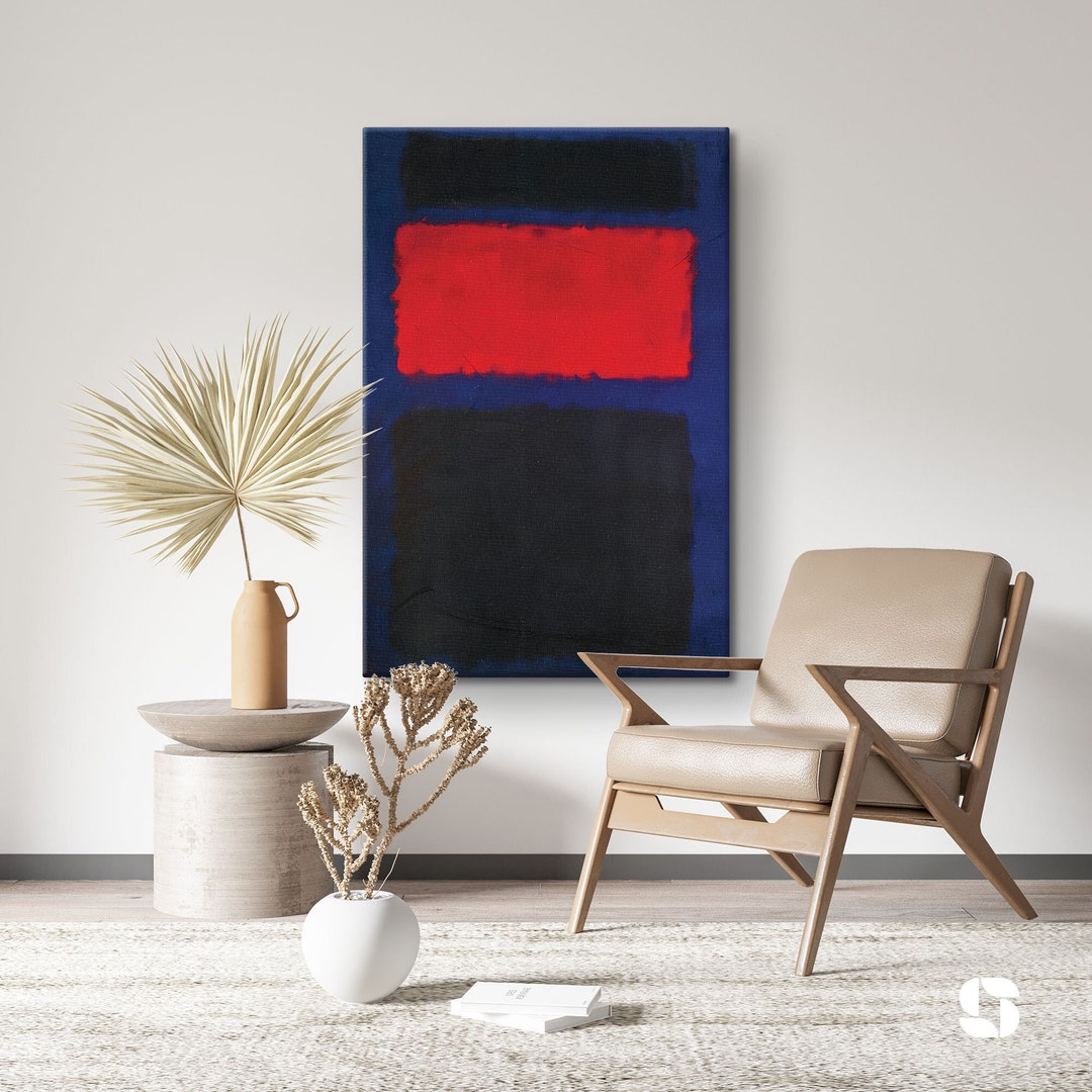 Mark Rothko Cubierta Canvas, Mark Rothko Print, Museum Exhibition ...