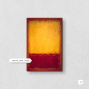 Mark Rothko Yellow Over Purple Print, Mark Rothko Paintings, Exhibition ...