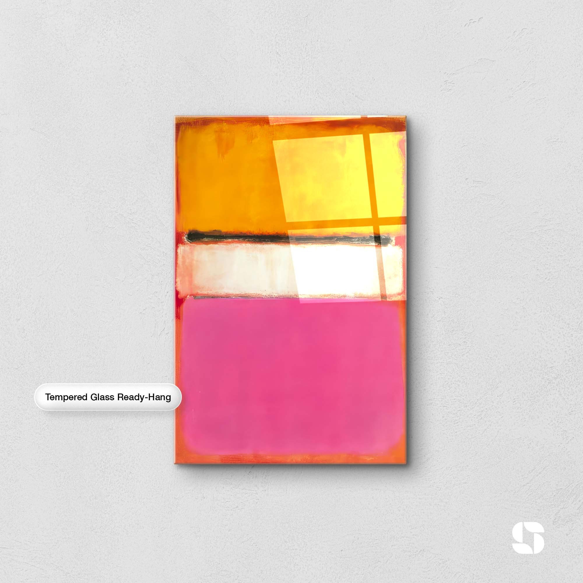 Mark Rothko White Center Canvas, Mark Rothko Print, Exhibition Poster ...