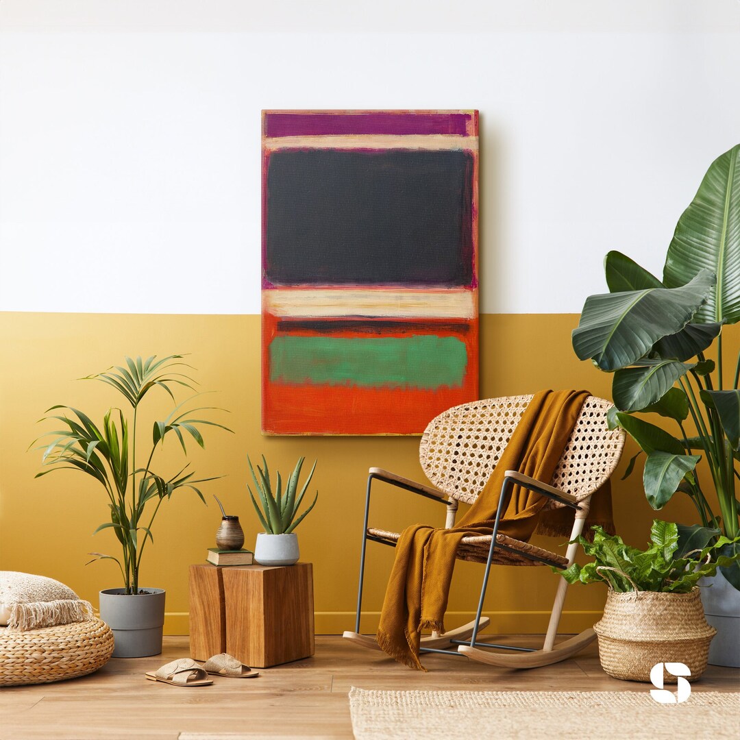 Mark Rothko No 3 No 13 Canvas, Mark Rothko Print, Exhibition Poster ...