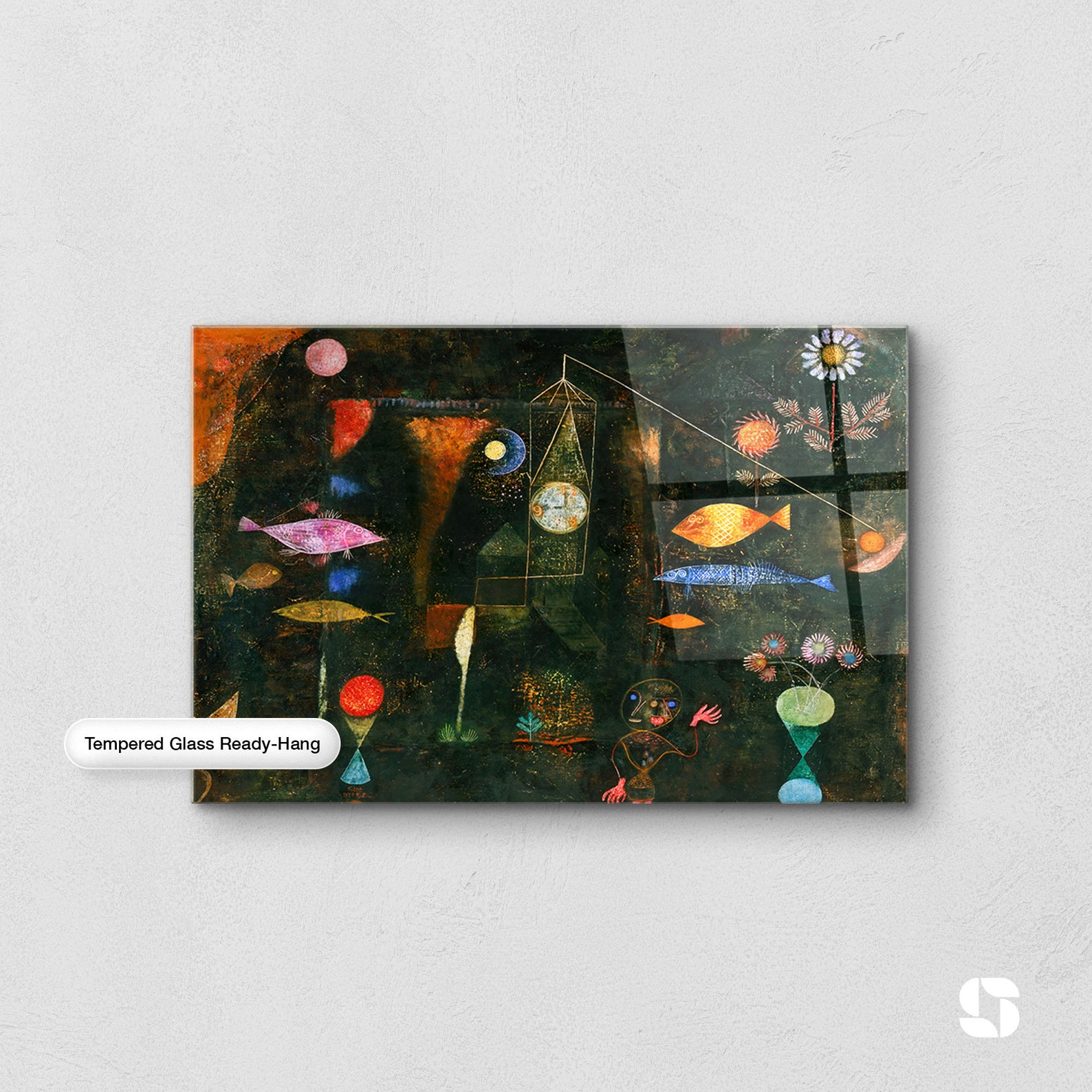 Paul Klee Fish Magic Canvas Canvas, Paul Klee Print, Exhibition Prints ...