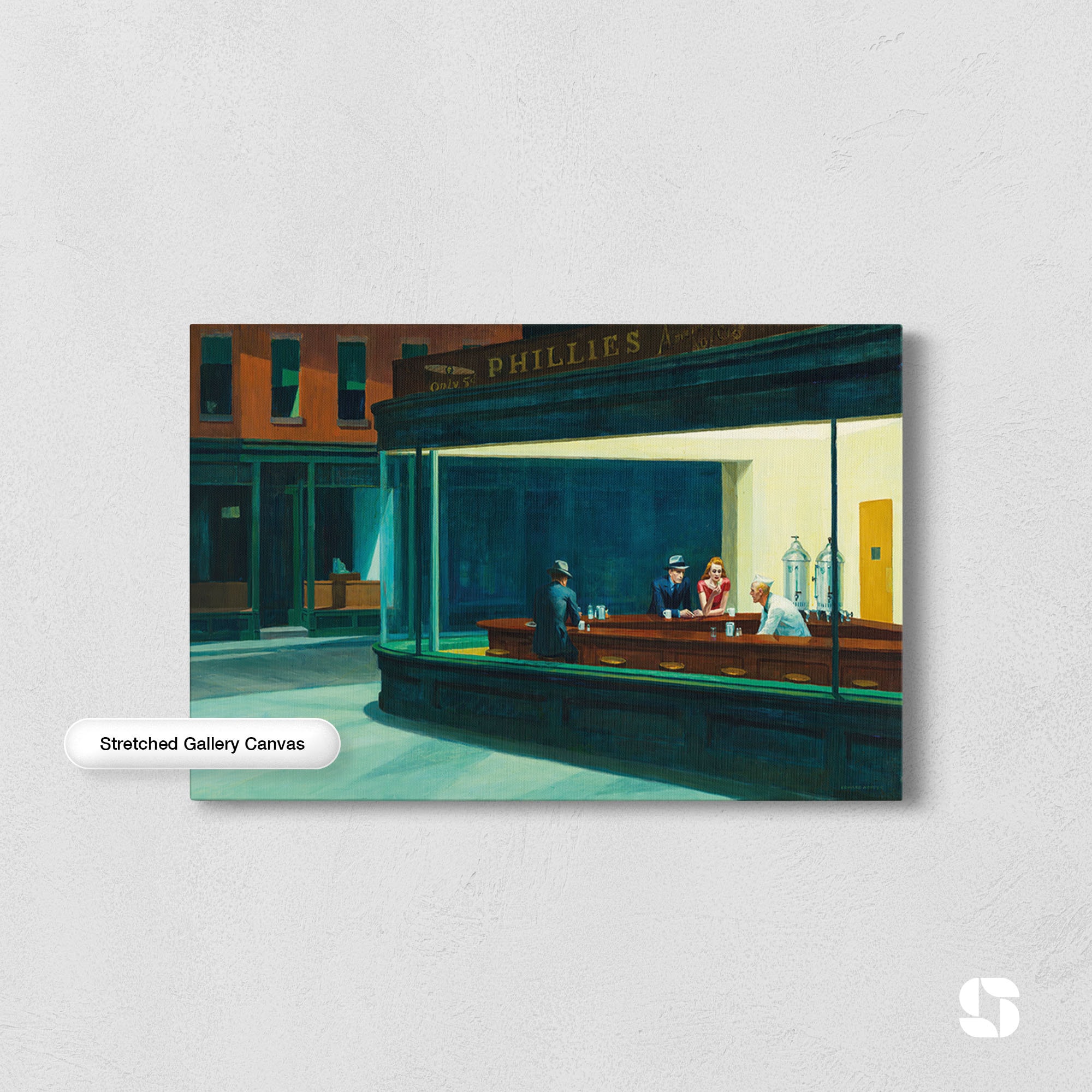 Edward Hopper Prints, Nighthawk by Edward Hopper Painting, Edward ...