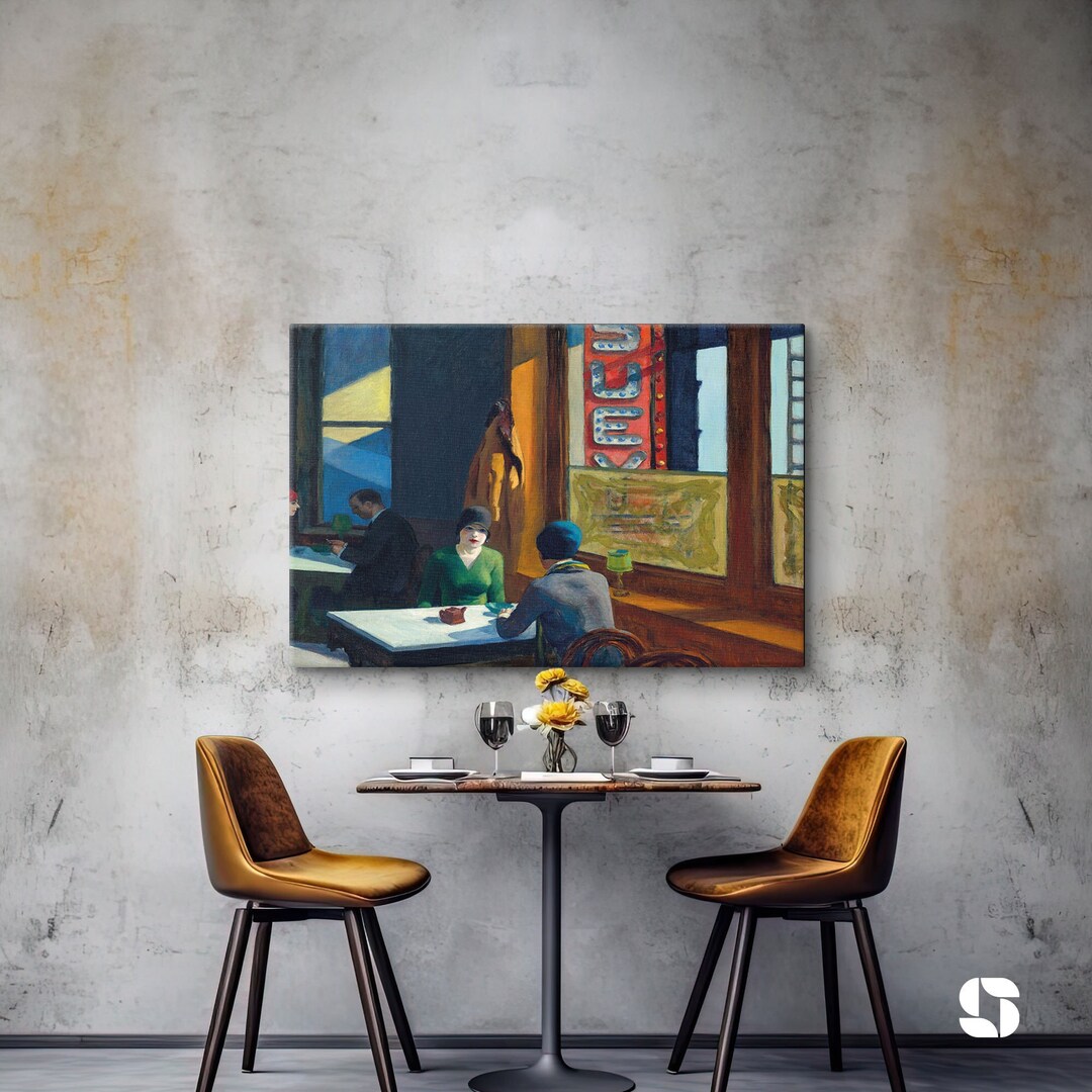 Edward Hopper Prints, Chop Suey by Edward Hopper Painting, Edward ...